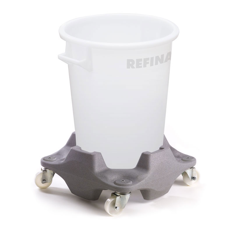 Plastic Mixing Tub Trolley - Suitable For 75 & 100L Tubs | REFINA