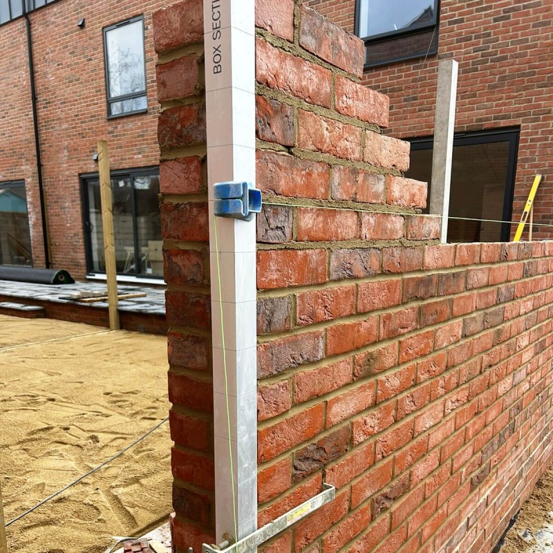 Aluminium 50.8 x 50.8mm Scribed Box Section Profile 120cm – 270cm