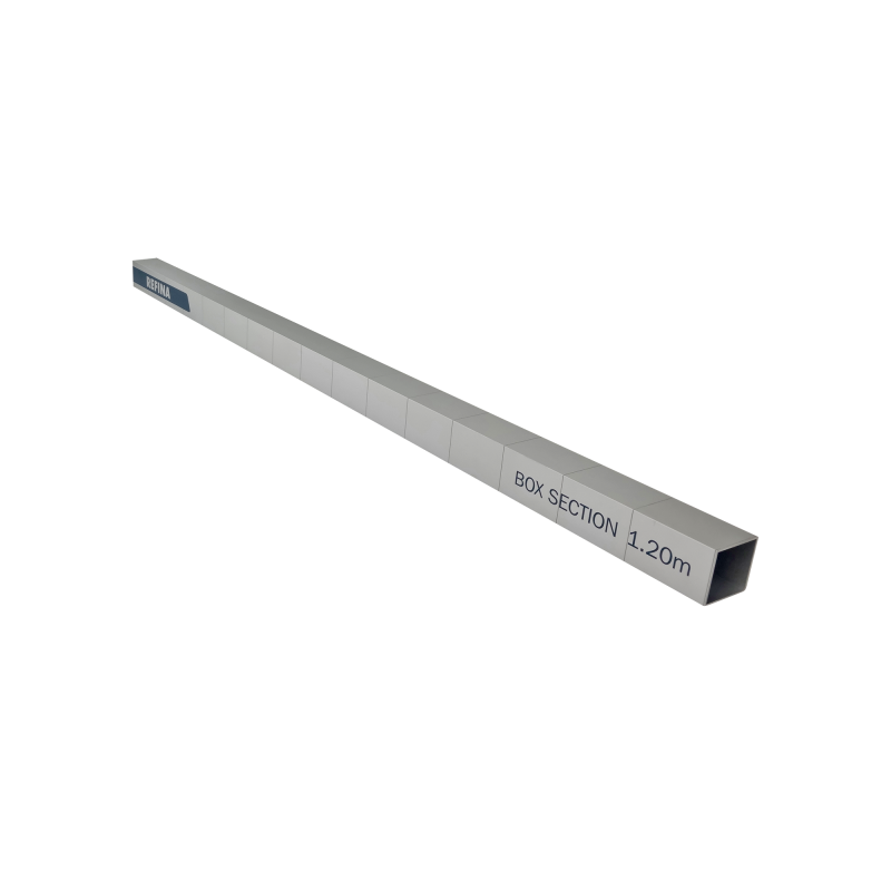 Aluminium 50.8 x 50.8mm Scribed Box Section Profile 120cm – 270cm
