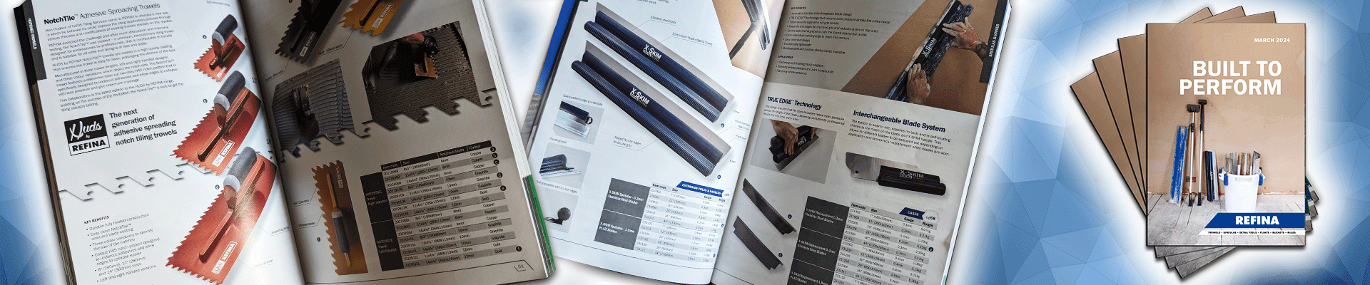 Buy Plastering Tools & Tiling Tools Online | REFINA Tools